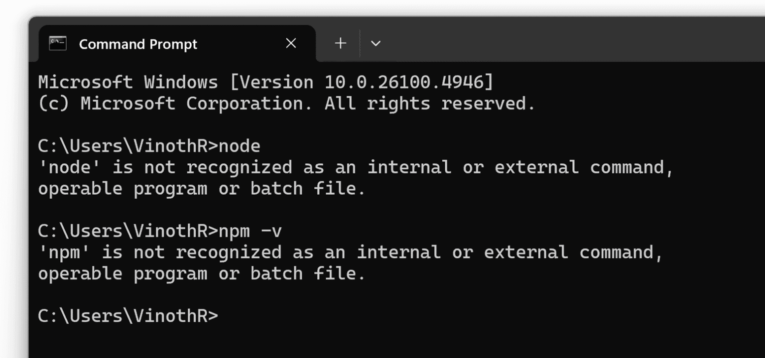 Step-by-Step Node.js Installation on Windows – Vinoth Tech Solutions
