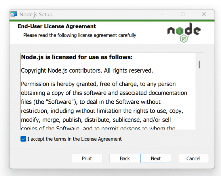 Step-by-Step Node.js Installation on Windows – Vinoth Tech Solutions