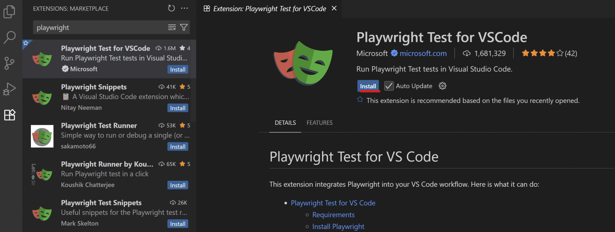Playwright VS Code extension Installation and Execution – Vinoth Tech ...