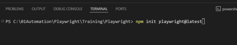 Step-by-Step Playwright Installation on Windows – Vinoth Tech Solutions